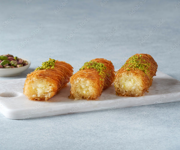 Kunafa rolls with cream filling – badr.se